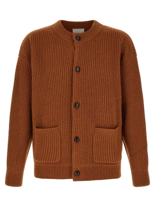 Isabel Marant Étoile Marant Ribbed 'mael' Cardigan - Brown