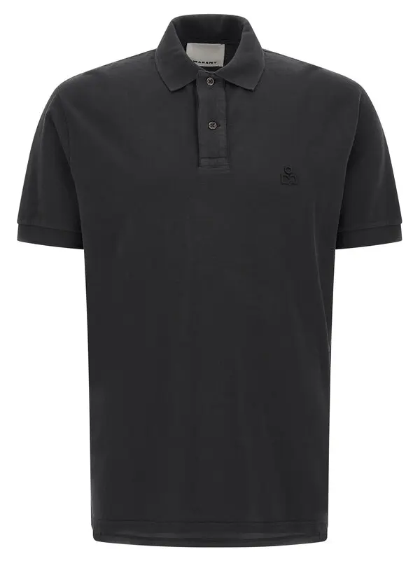 Isabel Marant Étoile Marant 'afko' Polo Shirt - Black