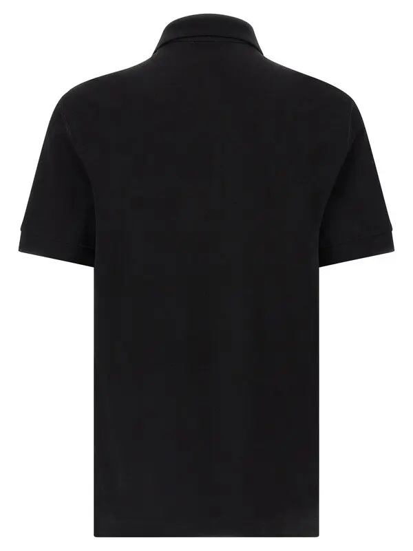 Dolce & Gabbana Logo Plate Polo Shirt