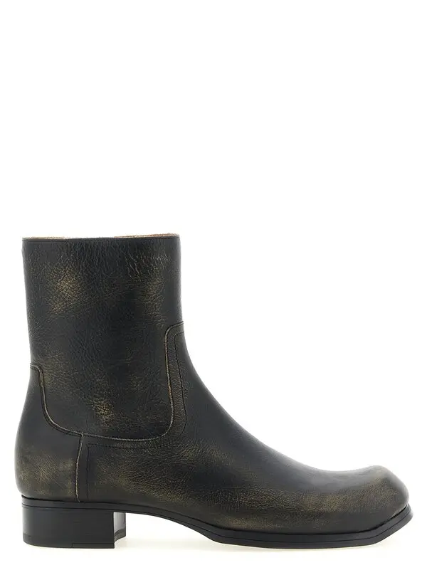 MAISON MARGIELA Vintage Leather Ankle Boots