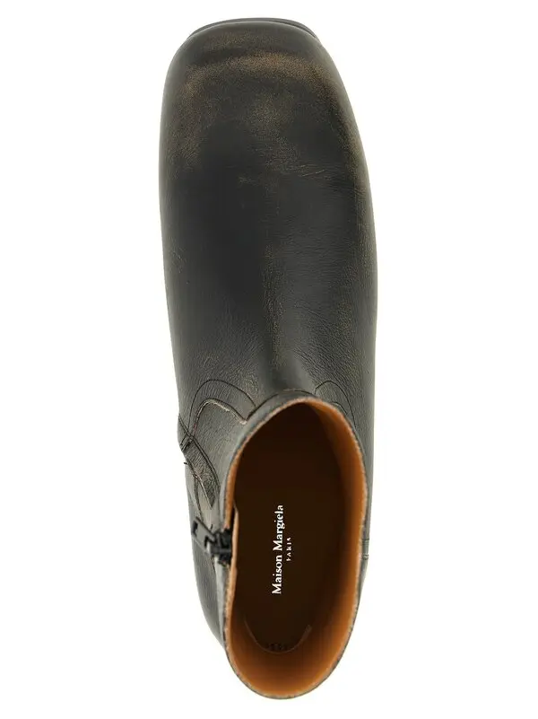 MAISON MARGIELA Vintage Leather Ankle Boots