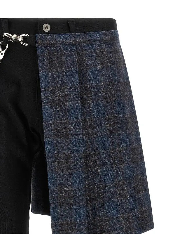 Junya Watanabe Patchwork Jeans With Kilt