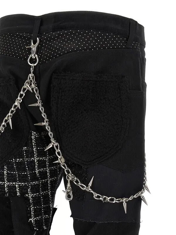 Junya Watanabe Patchwork Jeans With Kilt