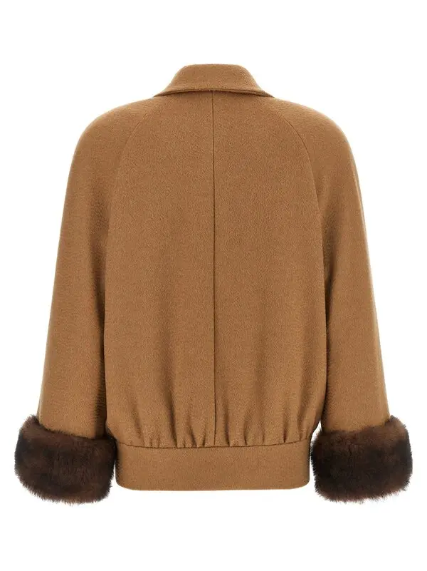 Valentino Garavani Fur Insert Caban