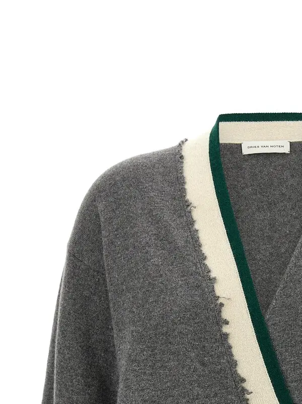 Dries Van Noten Toma' Sweater With Crossed Closure