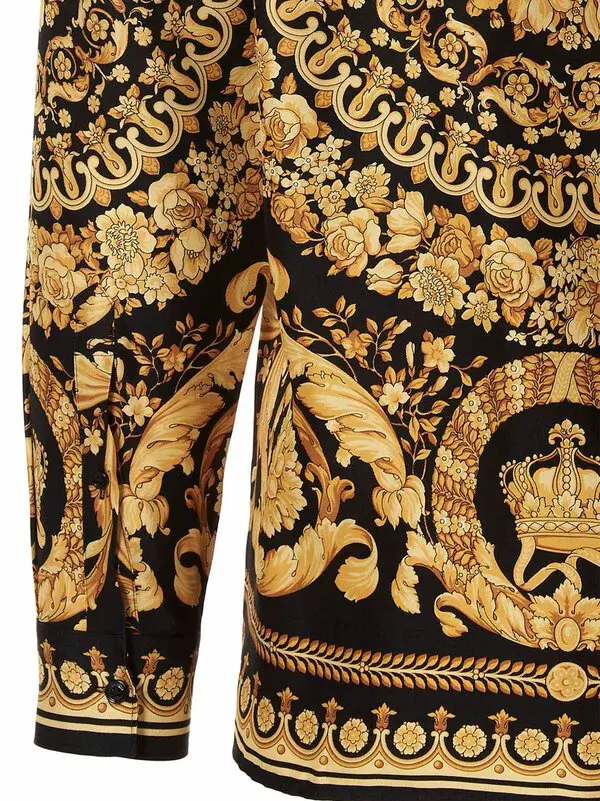 Versace Barocco' Shirt - Gold