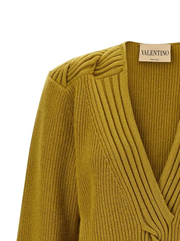 Valentino Garavani Weave Sweater - Yellow
