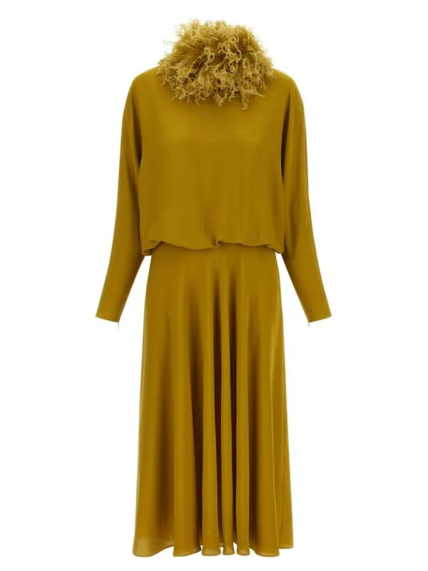 Valentino Garavani Georgette Dress - Green
