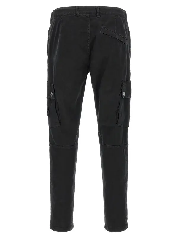 Stone Island 3100034' Cargo Pants With Logo Badge