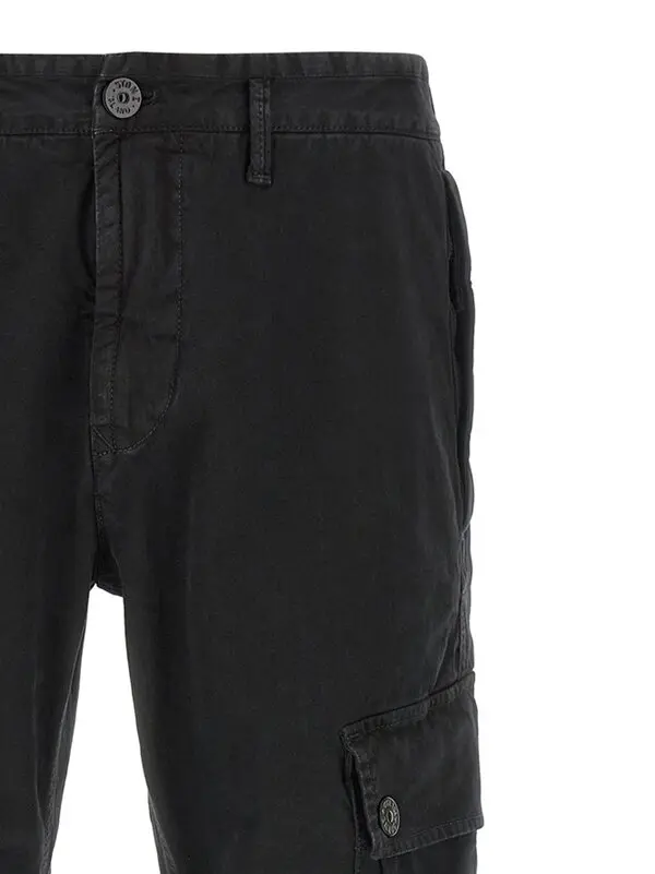 Stone Island 3100034' Cargo Pants With Logo Badge