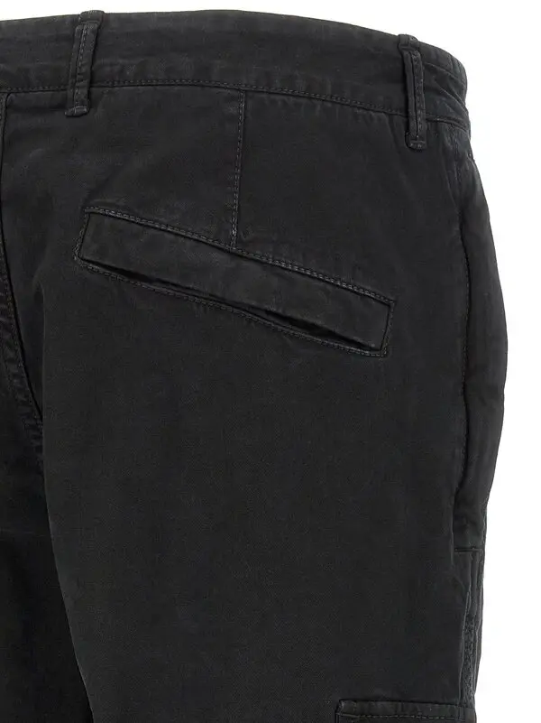 Stone Island 3100034' Cargo Pants With Logo Badge