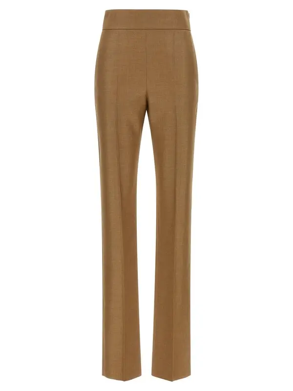 Valentino Garavani Textured Silk Wool Pants