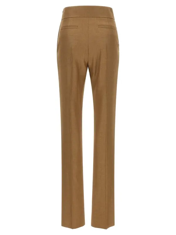 Valentino Garavani Textured Silk Wool Pants
