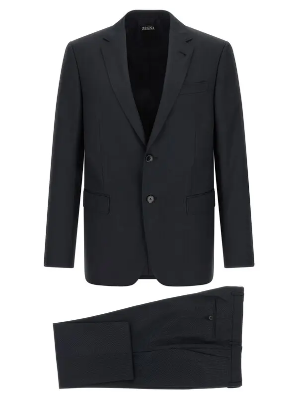 Zegna Wool Dress - Blue