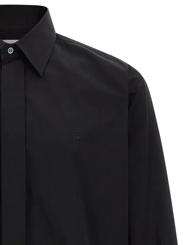 Alexander McQueen Logo Embroidery Shirt