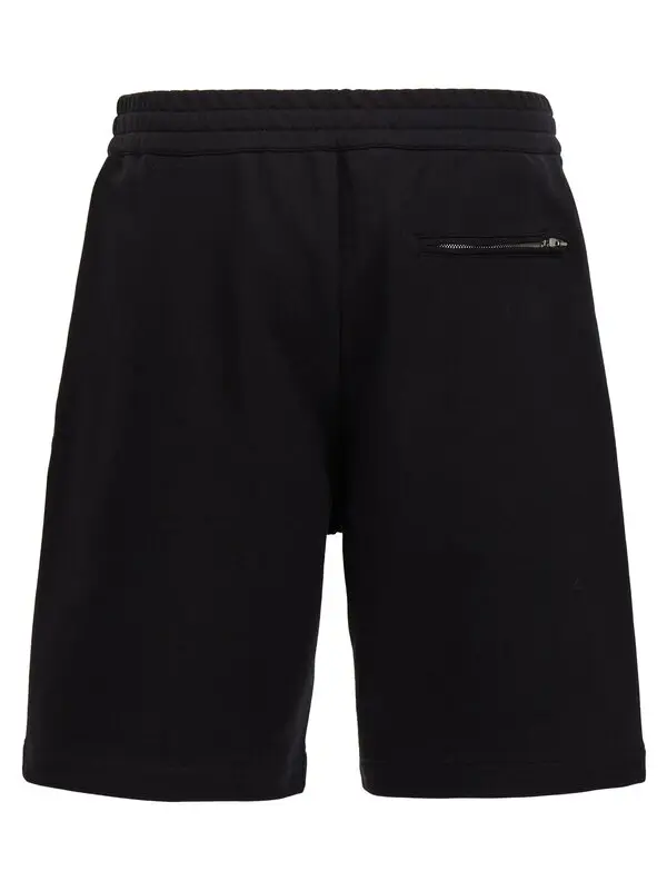 Alexander McQueen Graffiti' Bermuda Shorts - Black
