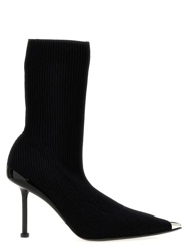 Alexander McQueen Slash' Ankle Boots - Black