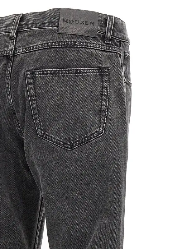 Alexander McQueen Metal Plate Jeans