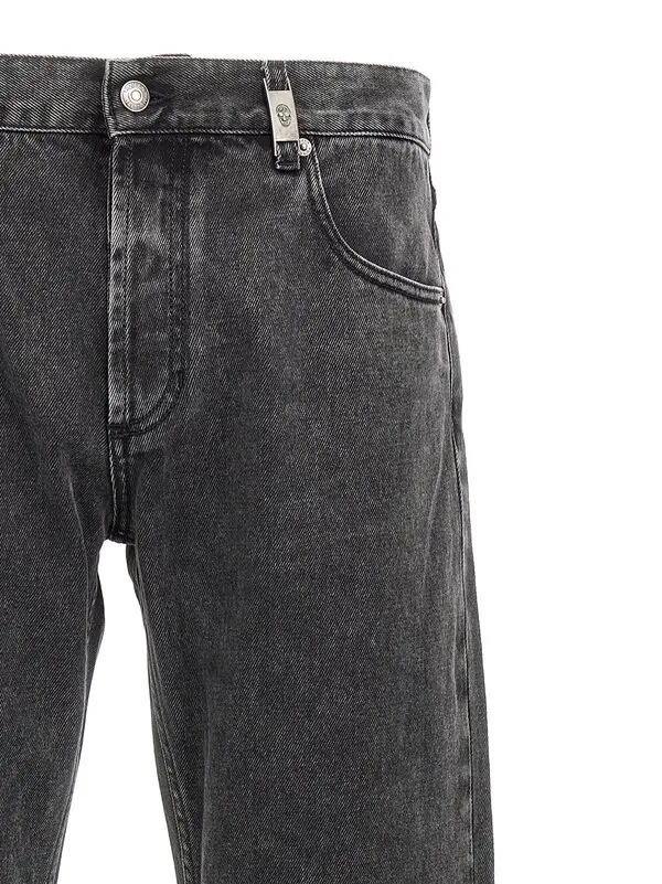Alexander McQueen Metal Plate Jeans