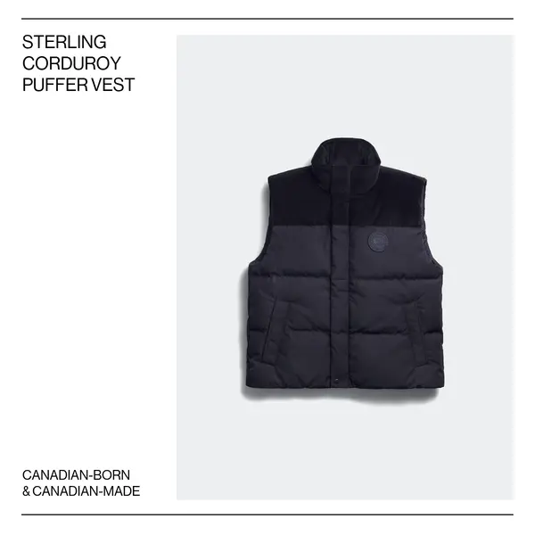 Canada Goose Sterling Corduroy Puffer Vest