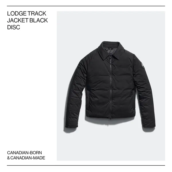Canada Goose Lodge Track Jacket Disc - Black