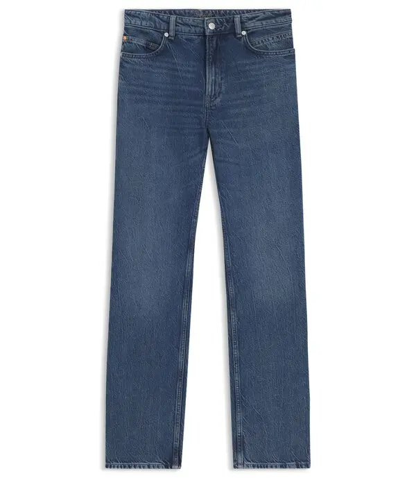 BOSS Regular-fit Jeans In Mid- Denim