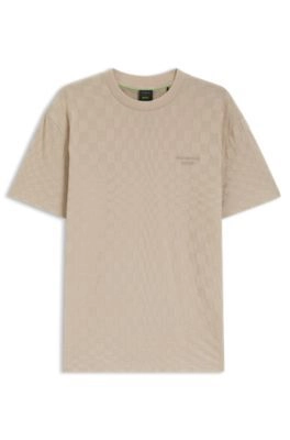 BOSS Porsche X Cotton T-shirt With Pasha Pattern