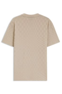 BOSS Porsche X Cotton T-shirt With Pasha Pattern