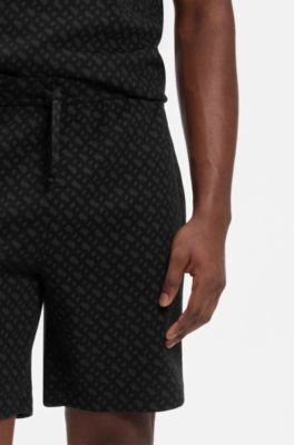 BOSS Cotton-blend Pajama Pants With Graphic Print