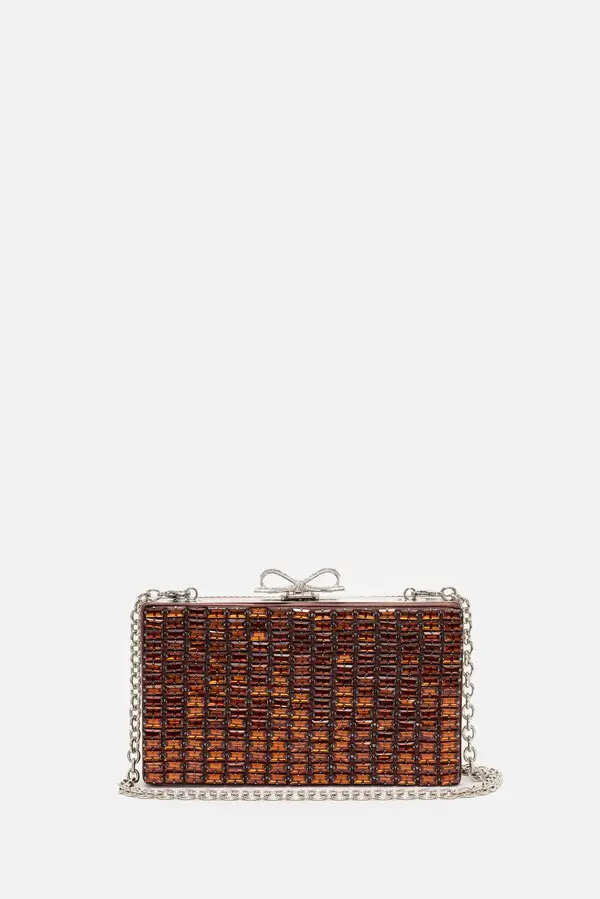 SELF-PORTRAIT Chainmail Clutch Bag
