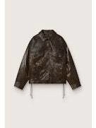 GOLDEN GOOSE Journey W's Jacket Babete Mixed Of Embossed And Plain Nappa Leather - Multicolor