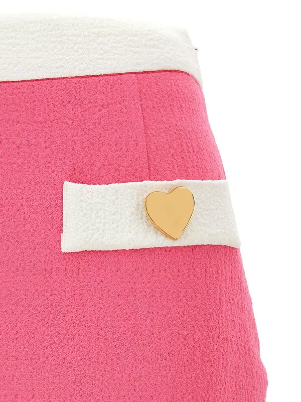 Moschino Heart Buttons' Skirt