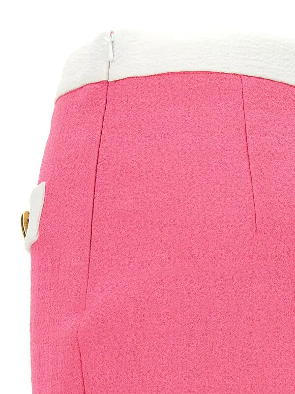 Moschino Heart Buttons' Skirt