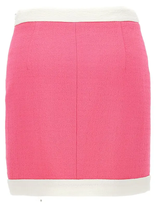 Moschino Heart Buttons' Skirt - Pink