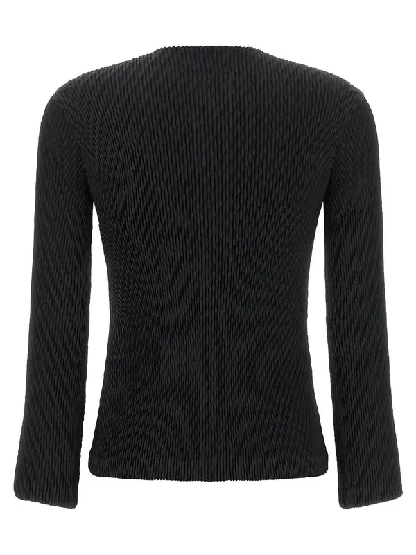 Issey Miyake Rhombus Pleats' Cardigan