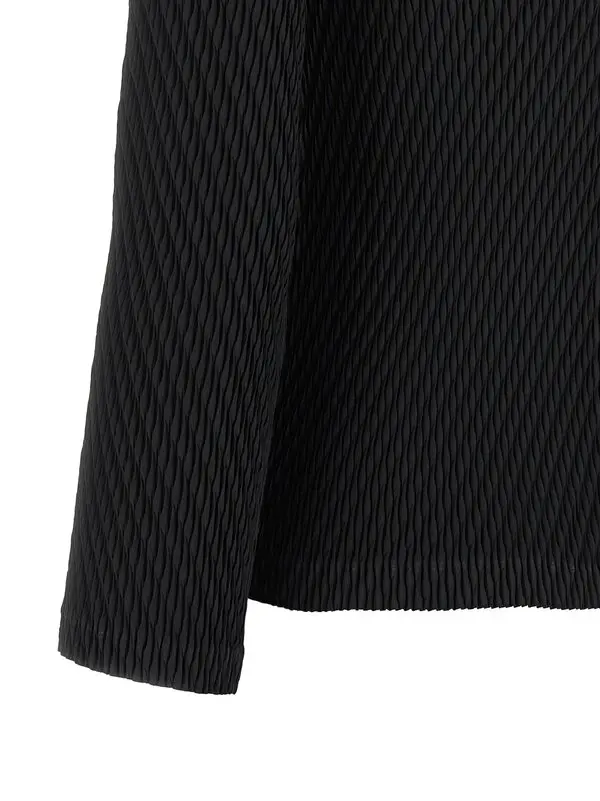Issey Miyake Rhombus Pleats' Cardigan