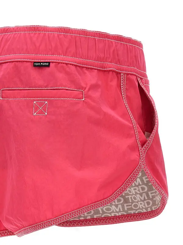 TOM FORD Logo Nylon Shorts