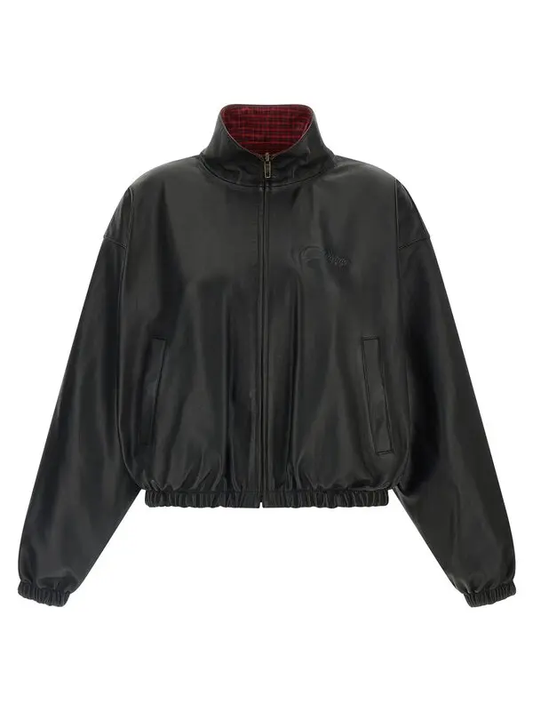 Balenciaga Reversible Leather Jacket - Black