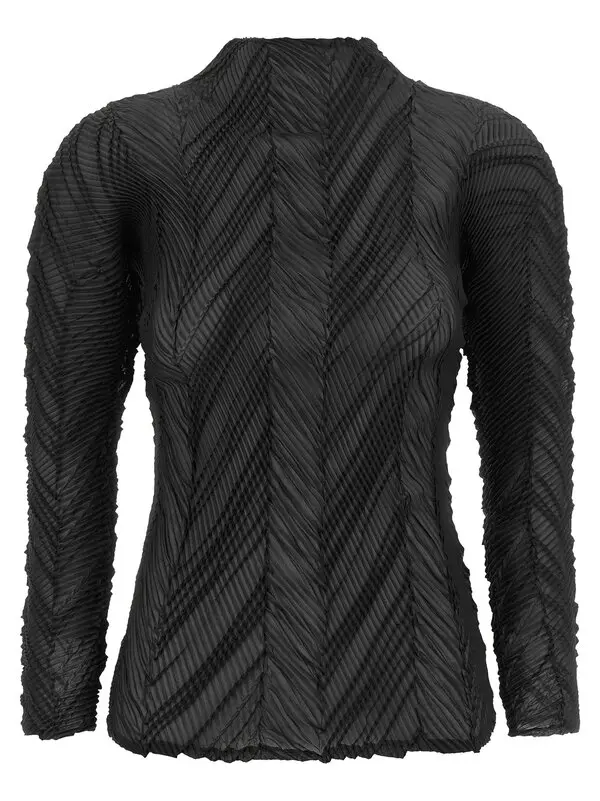 Issey Miyake Zigzag Pleats' Sweater