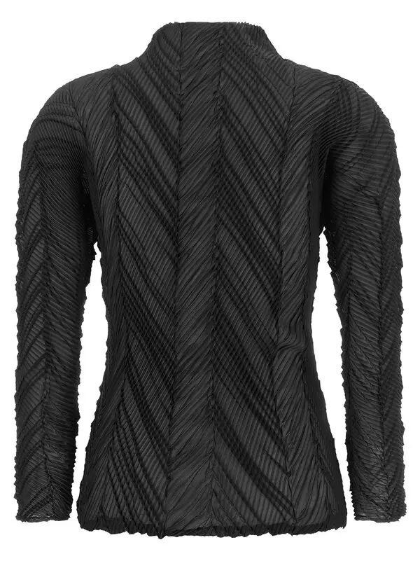 Issey Miyake Zigzag Pleats' Sweater