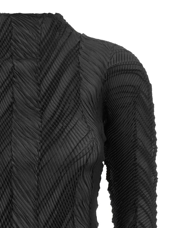 Issey Miyake Zigzag Pleats' Sweater