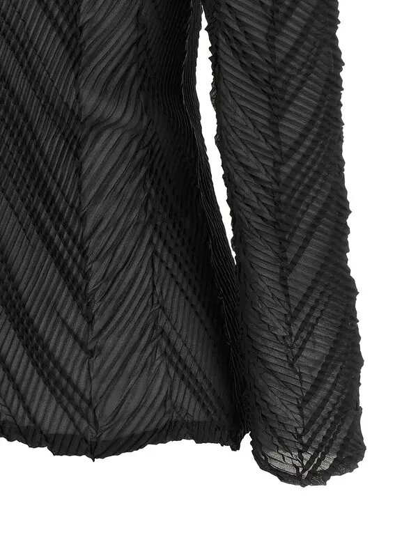 Issey Miyake Zigzag Pleats' Sweater