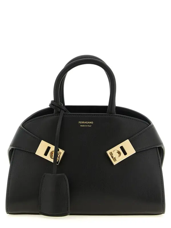 FERRAGAMO Hug Mini' Handbag - Black