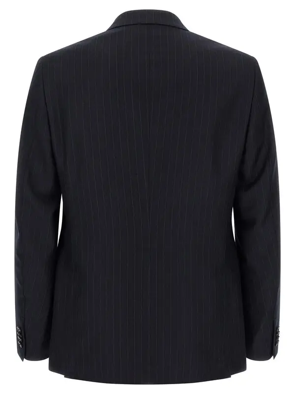 Zegna Pinstriped Flannel Dress