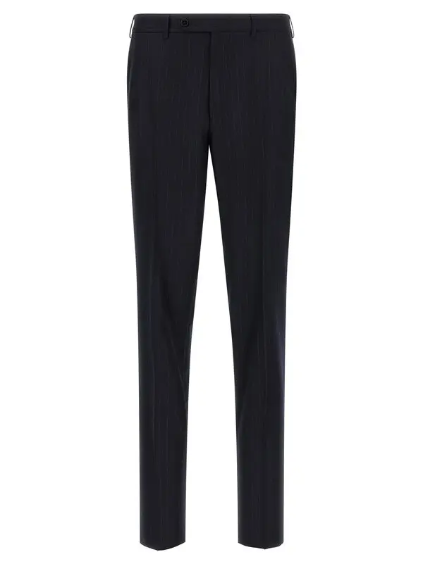 Zegna Pinstriped Flannel Dress