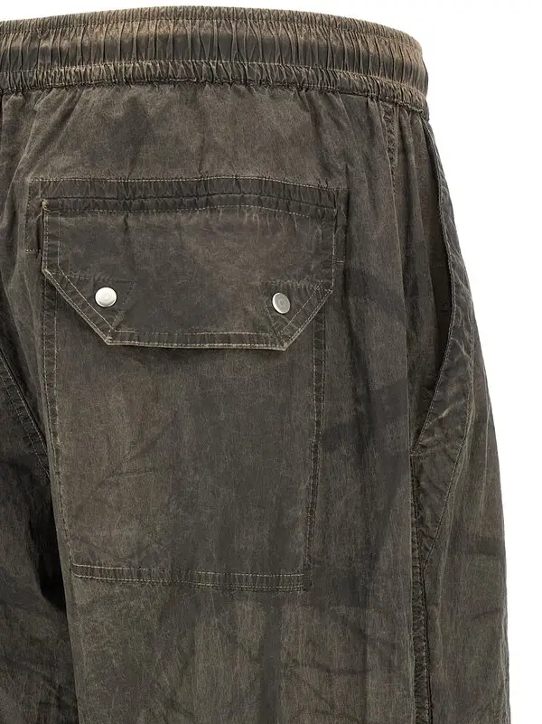 Stone Island Printed Pants With Logo Badge