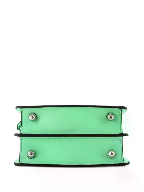 Fendi Peekaboo Iseeu Bag Leather Petite Crossbody Bag - Green