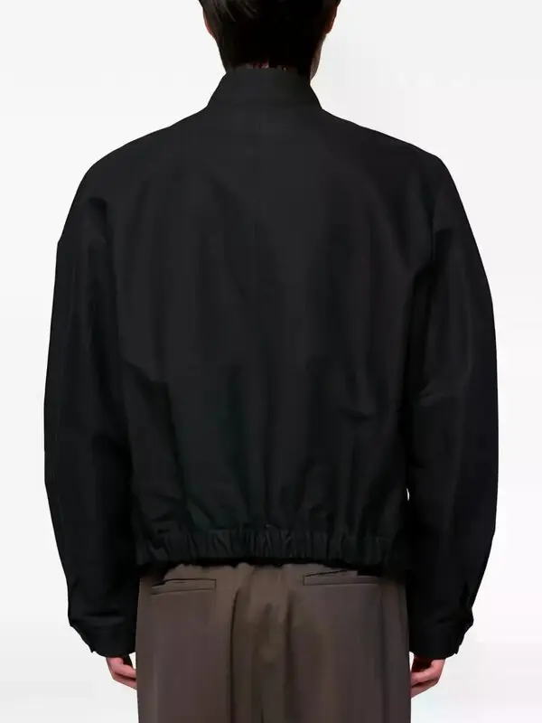 AMOMENTO Curved-sleeve Cotton Jacket
