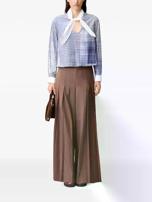 Claudie Pierlot Wide Straight-leg Trousers