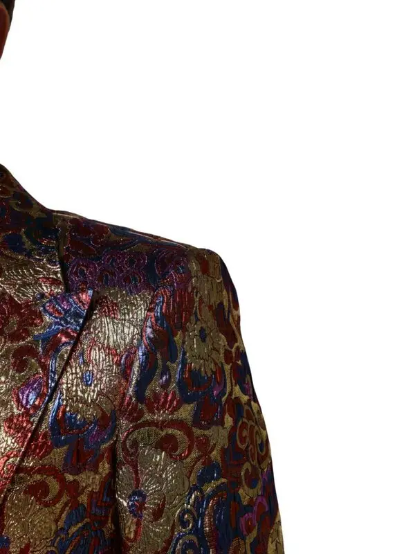 Dolce & Gabbana Jacquard Single-breasted Blazer